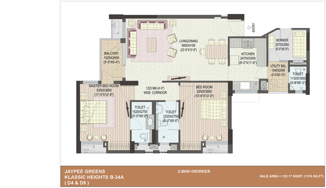 Jaypee Greens Jaypee Klassic Heights in Sector 134 Noida - Price, Floor ...
