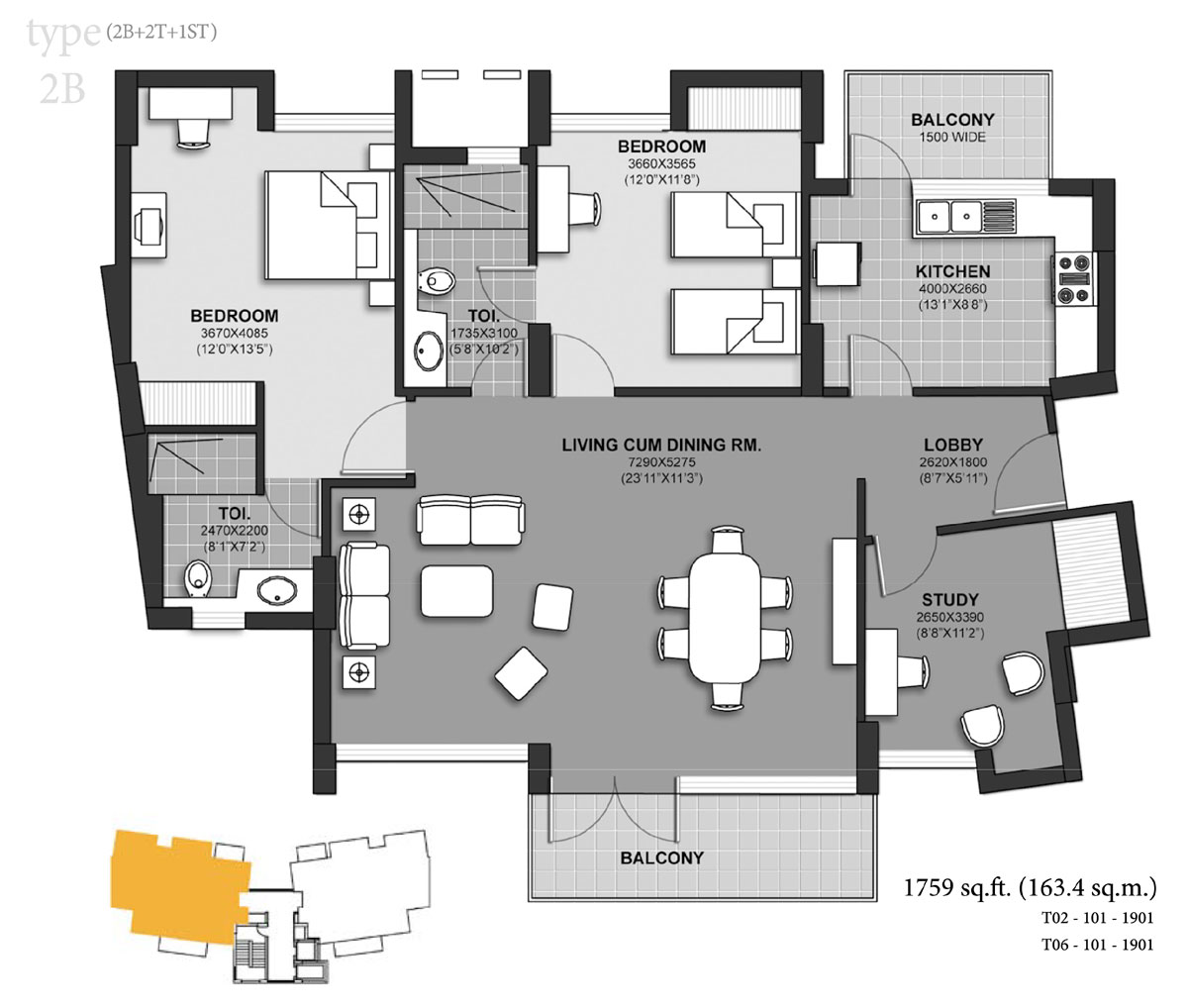 Unitech Harmony in Sector 50 Gurgaon - Price, Floor Plan, Brochure ...