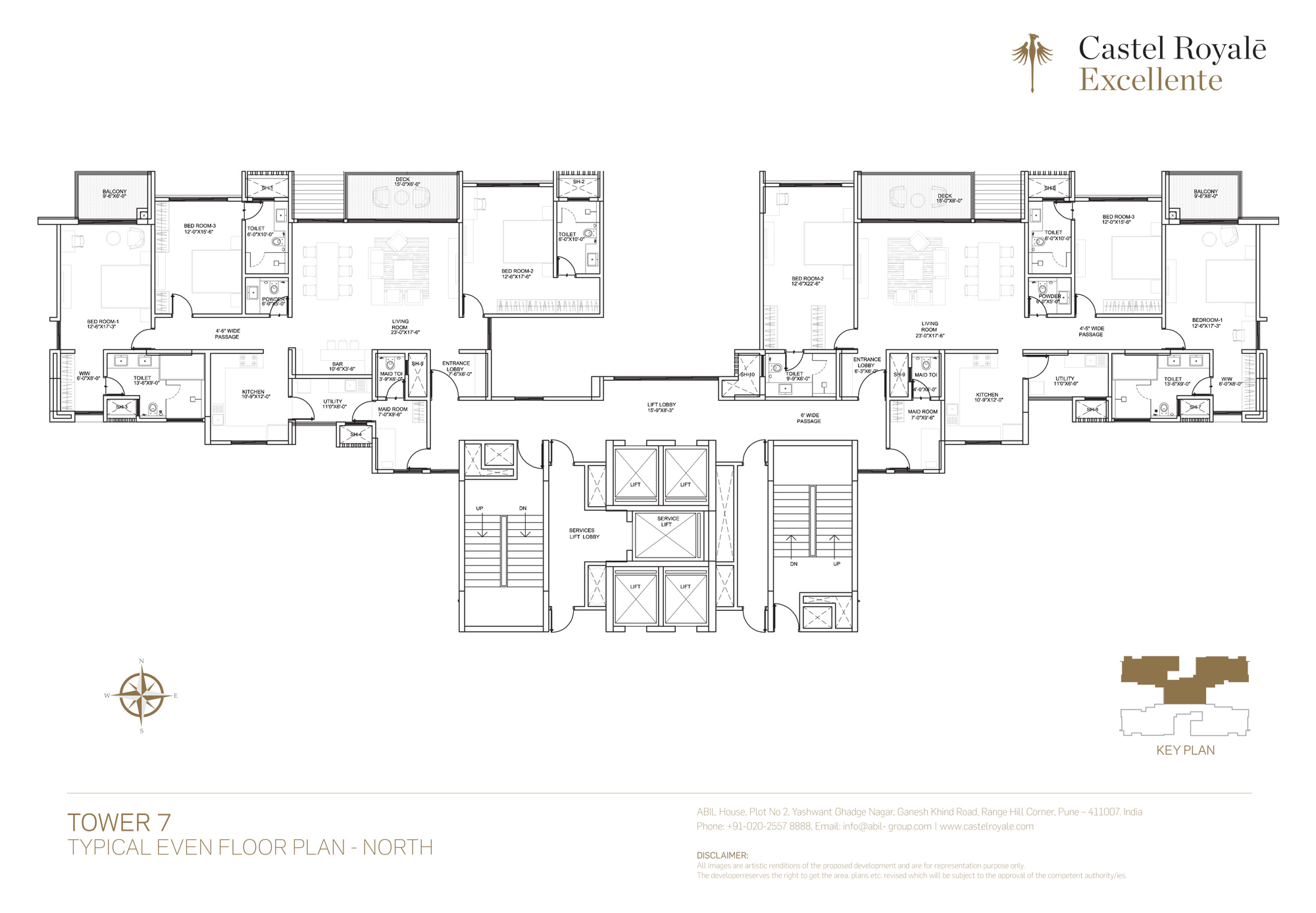 Abil Castel Royale Excellente, Bhosale Nagar, Pune