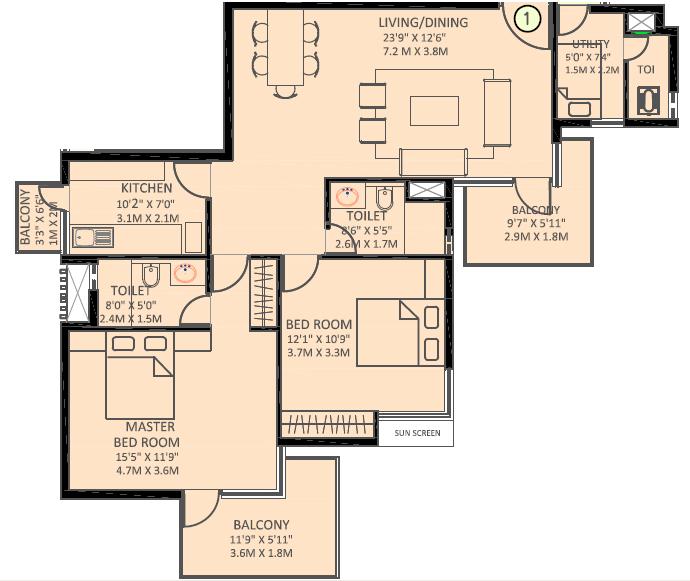 Ireo Uptown in Sector 68 Gurgaon - Price, Floor Plan, Brochure & Reviews.